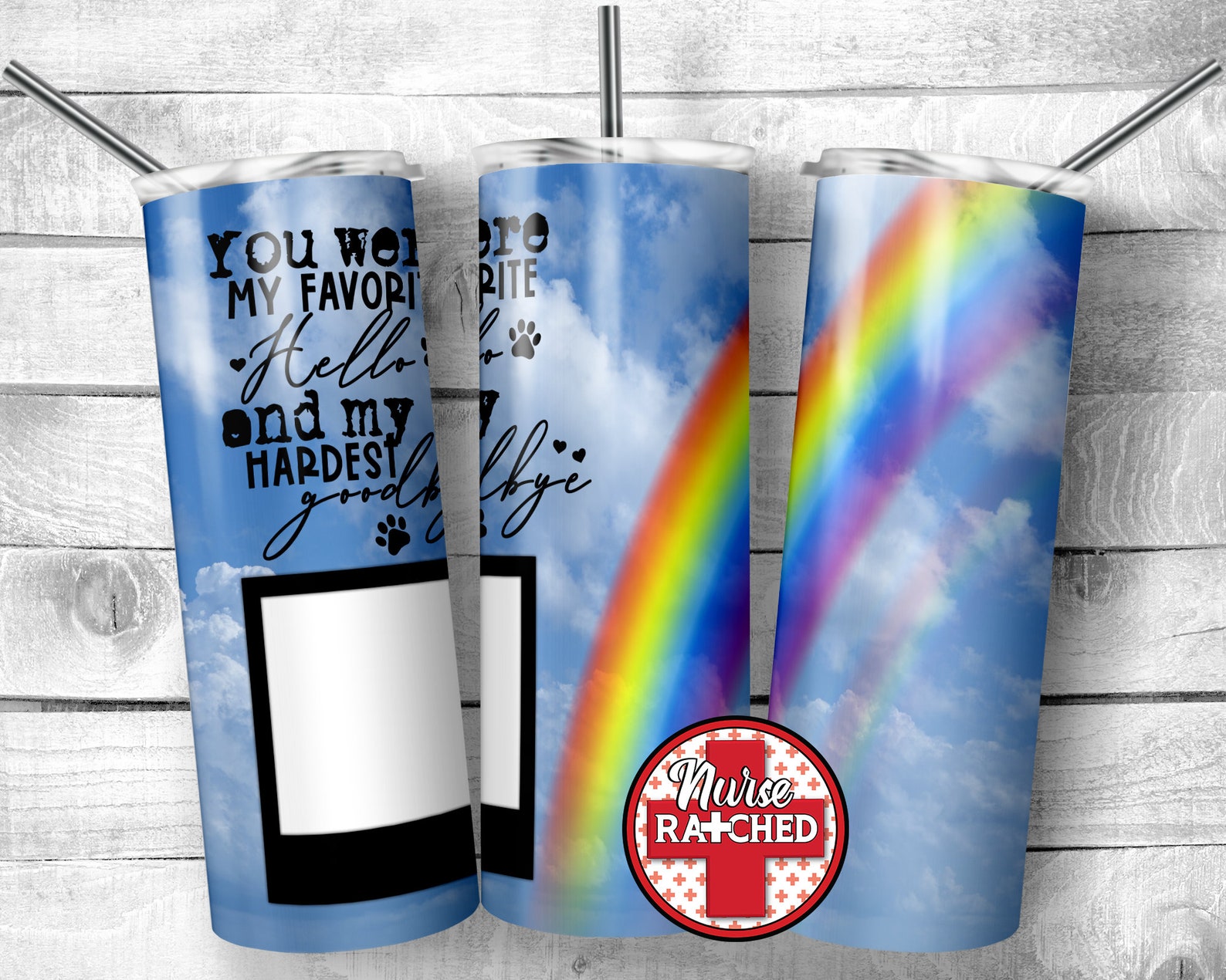 My Favorite Hello My Hardest Goodbye Dog Memorial Wrap With - Etsy