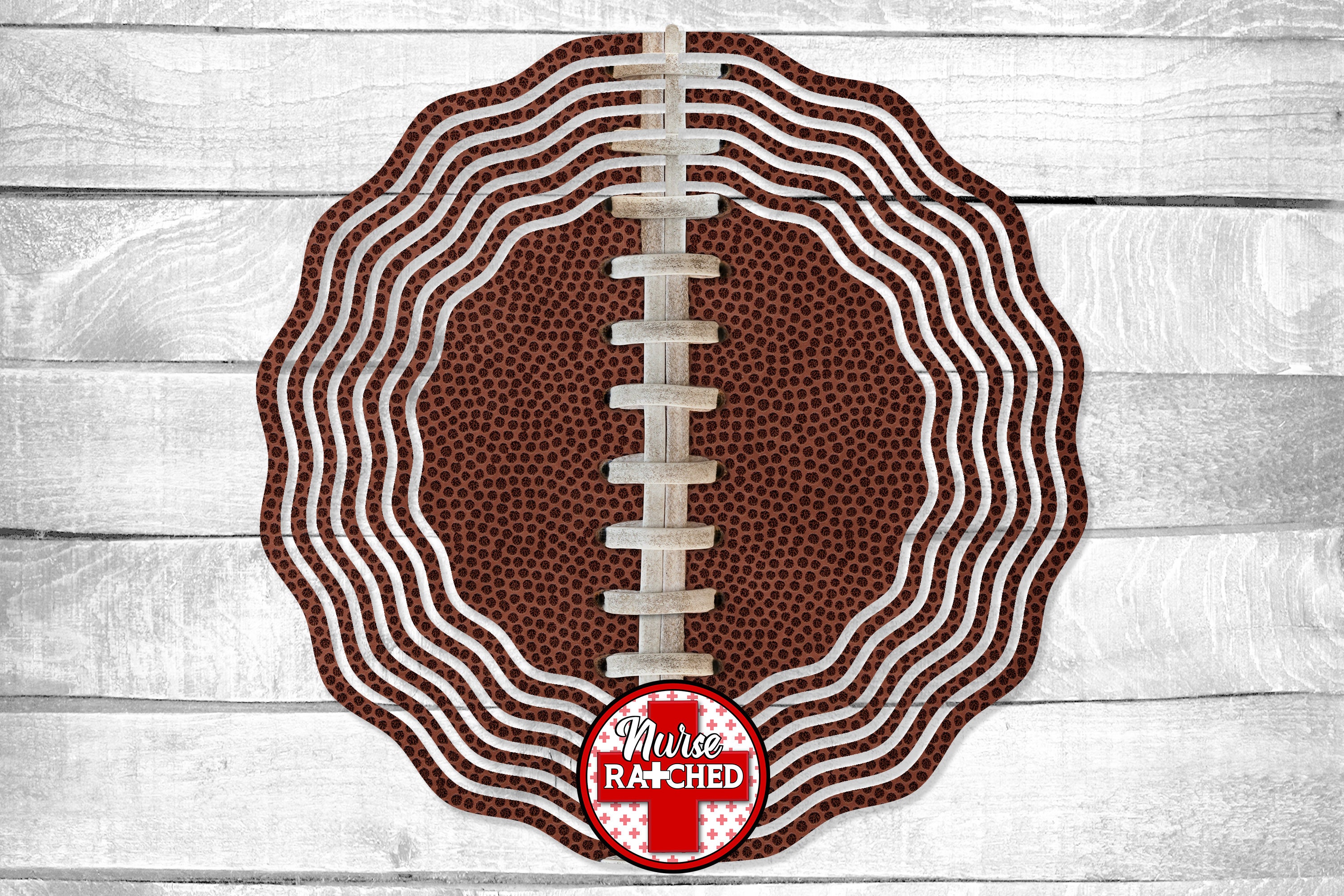 Football Football Wind Spinner Design Wind Spinner PNG 10in - Etsy