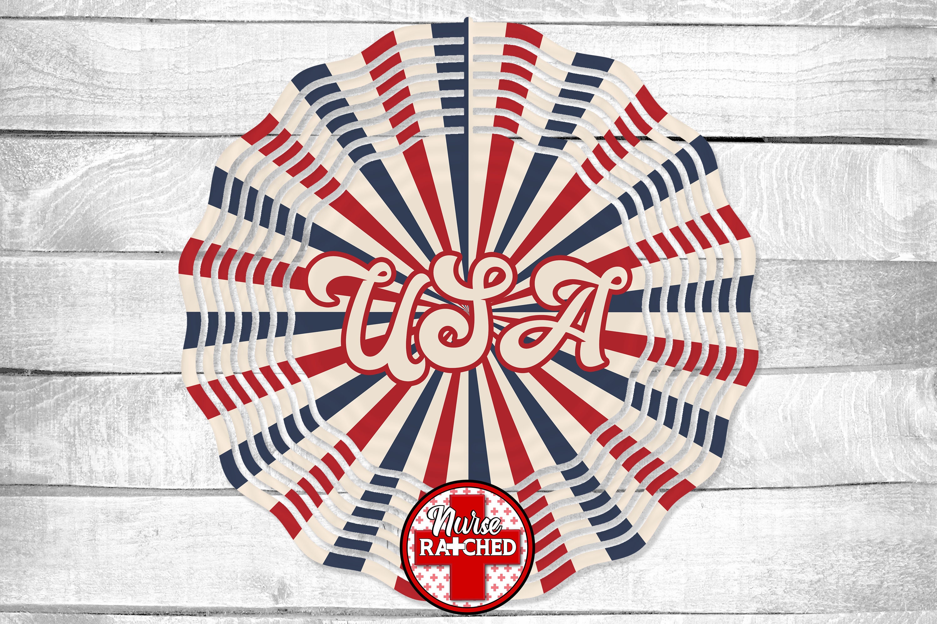 USA Fourth of July Patriotic Wind Spinner PNG 10in Wind - Etsy