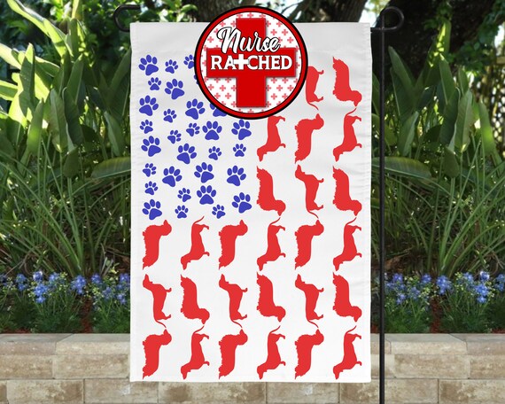 Doxie Dachshund Dachshund American Flag Garden Flag - Etsy