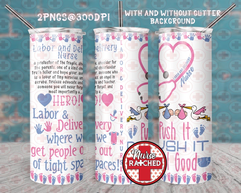 Labor Delivery Nurse Tumbler Wrap Labor and Delivery Nurse - Etsy