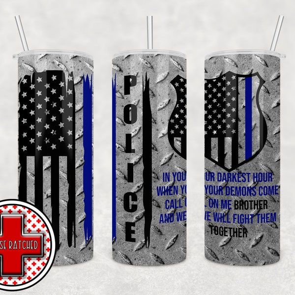 Police Tumbler - Etsy
