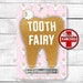 Tooth Fairy Tooth Money Money Card Money Holder PNG Money - Etsy