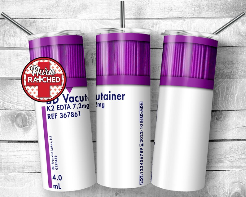 Lab Tube Tumbler Design Lab Tube PNG Phlebotomy Tumbler - Etsy
