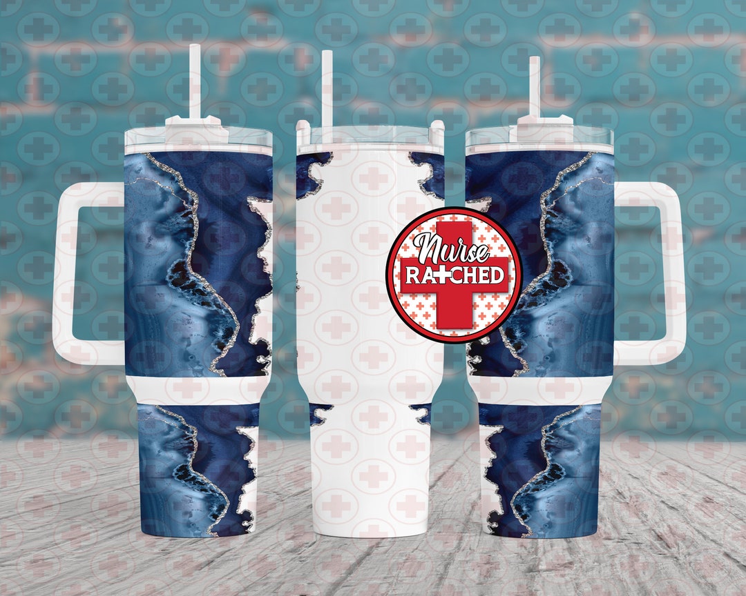 Vertical Navy and Silver Agate 40oz Sublimation PNG, Blue Agate PNG ...