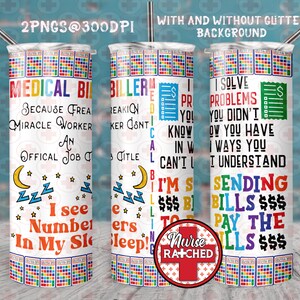Medical Biller Tumbler Design, Medical Biller PNG, Medical Billing PNG ...