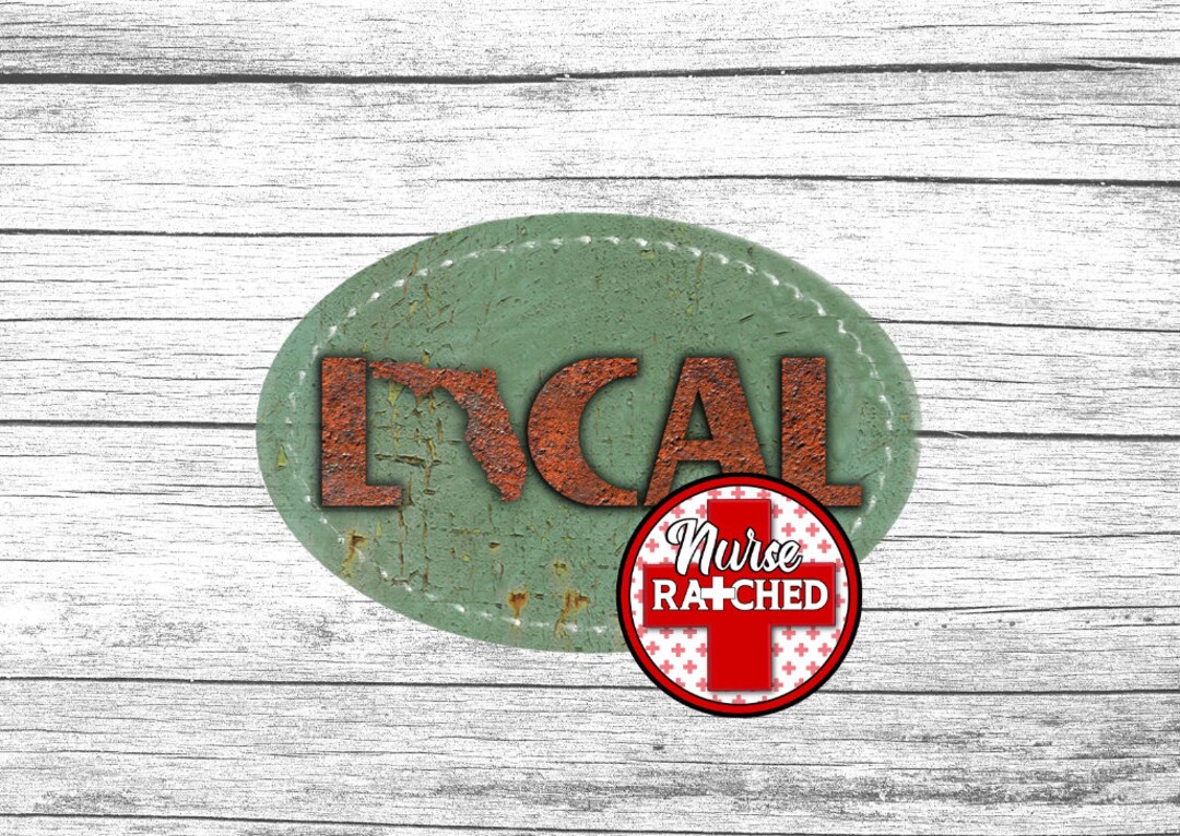 Florida Local Rusty Metal Patch Design FL Home Patch Design - Etsy