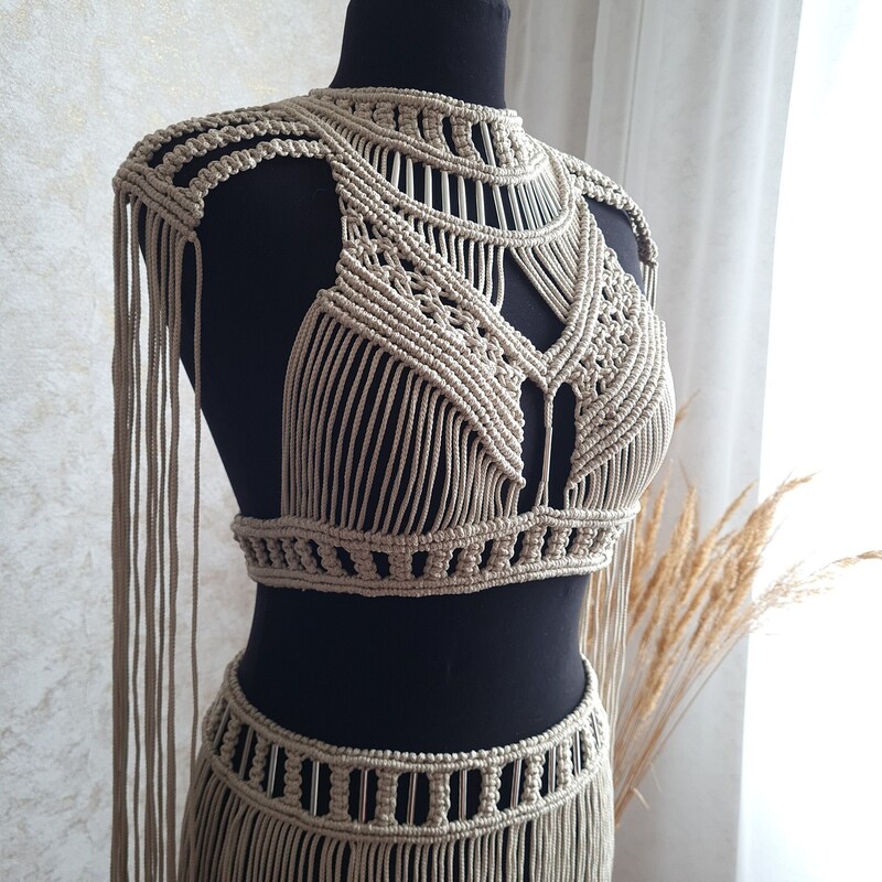 Macrame Skirt - Etsy