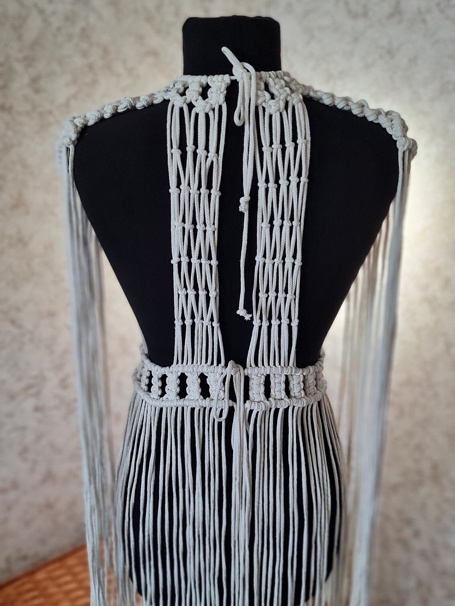 Boho Chic Macrame Wedding Dress Festival Maternity Dress - Etsy