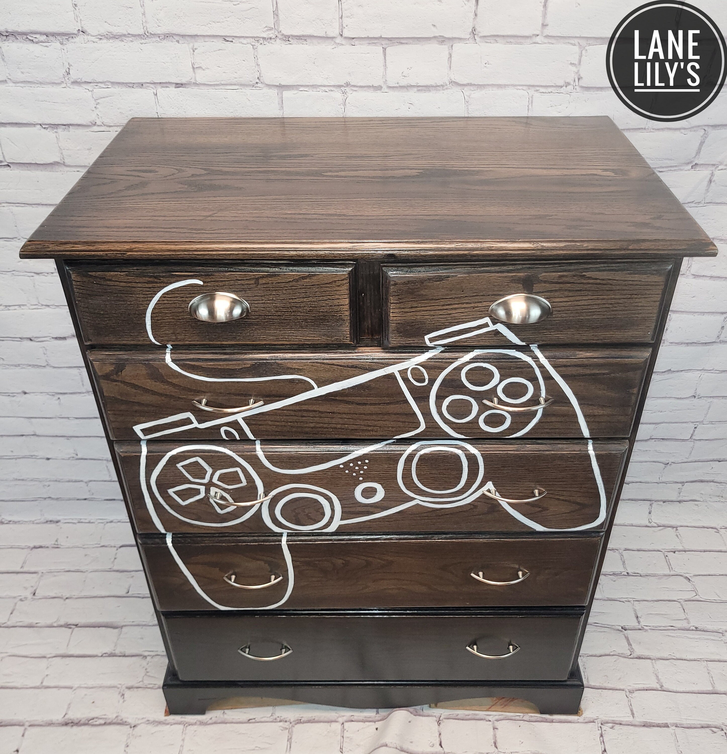 SOLD ** NOT AVAILABLE ***dresser With Game Controller Design - Etsy