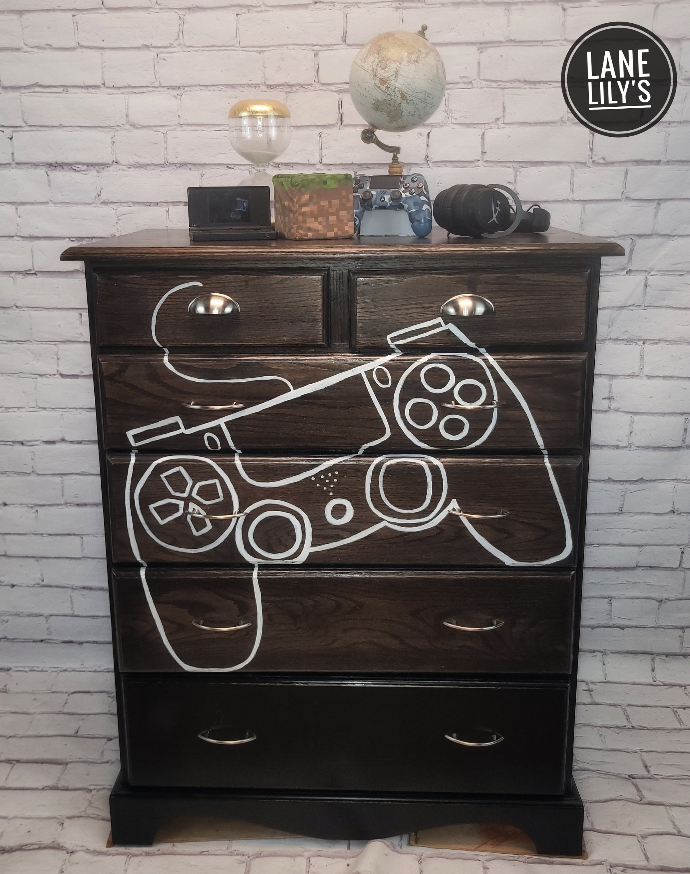 SOLD ** NOT AVAILABLE ***dresser With Game Controller Design - Etsy