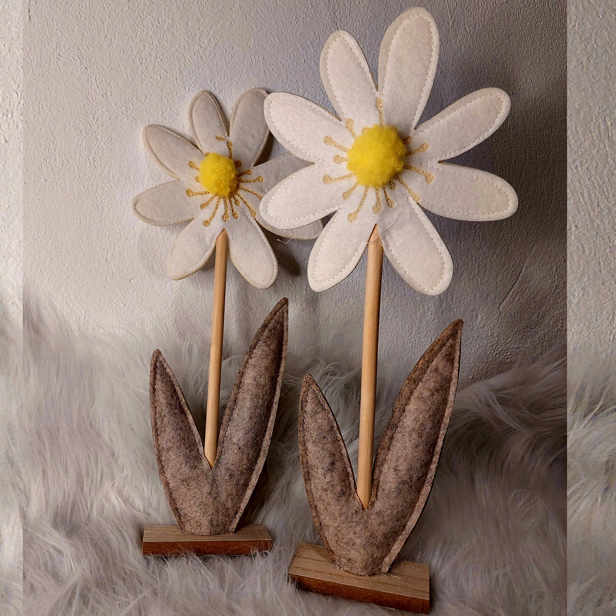 Filz Blume Filz Blume Deko Frühling Filzdeko Ostern - Etsy.de