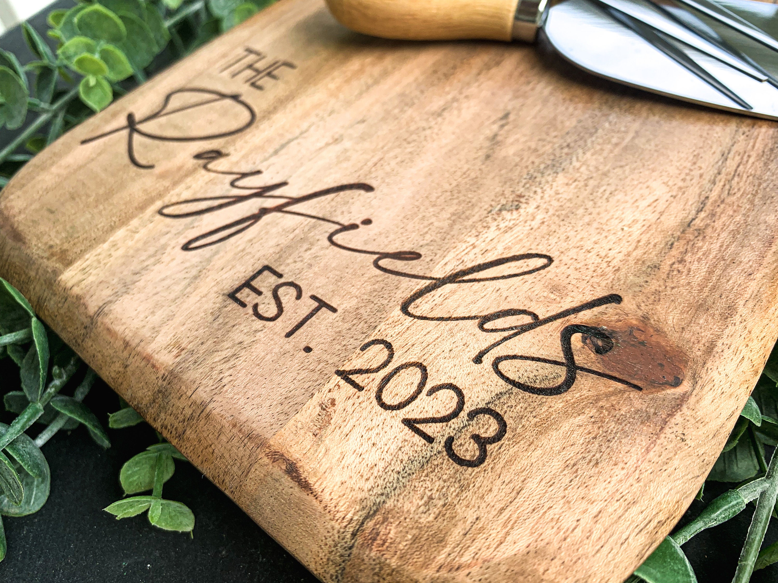 Personalized Cheese Board - Etsy