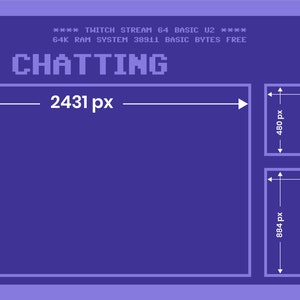 Twitch Overlay C64 Retro Style | Twitch Webcam Commodore 64 Retro Style ...