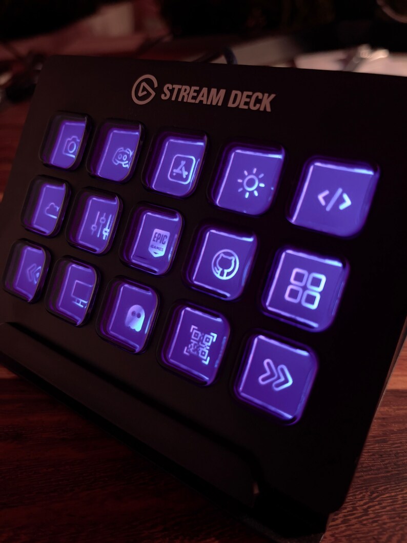 Streamdeck Icons - 168 Purple - Blue Gradient Icons on Dark Purple ...