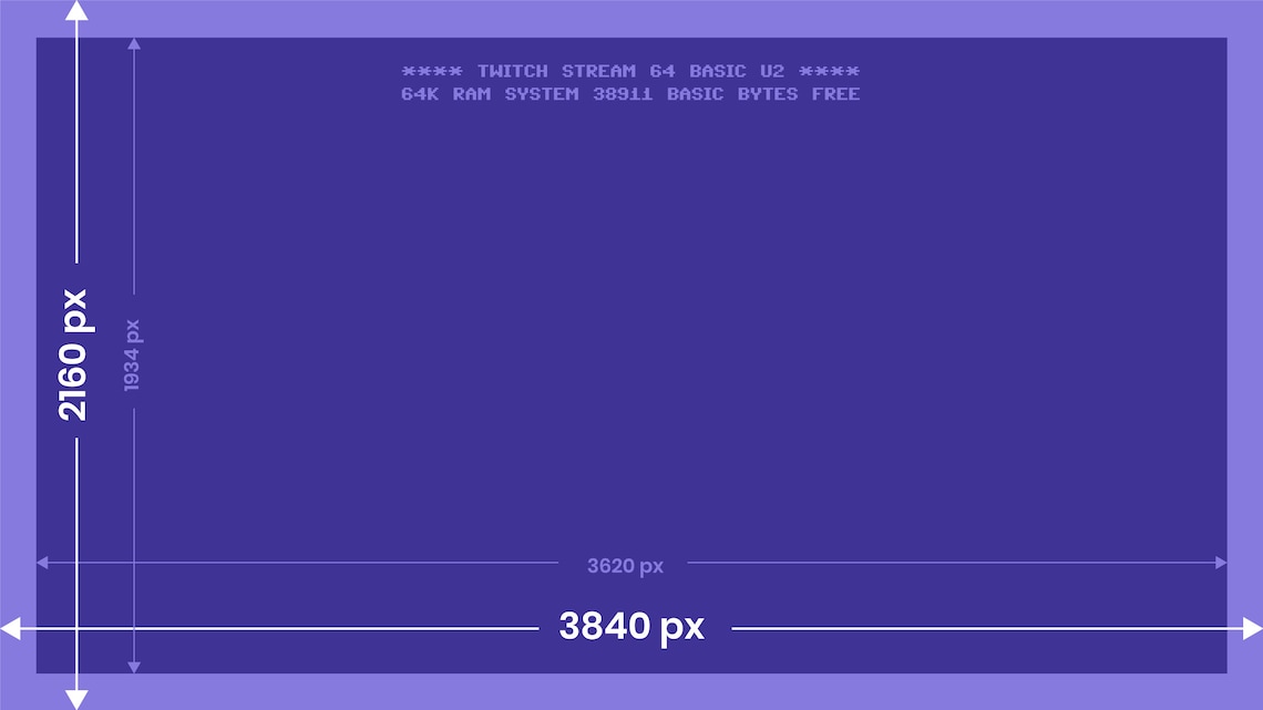 Twitch Overlay C64 Retro Style | Twitch Webcam Commodore 64 Retro Style ...