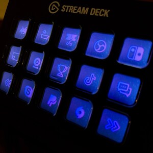 Streamdeck Icons - 168 Dark Blue Purple Gradient on Star Background ...