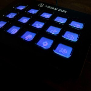 Streamdeck Icons - 168 Dark Blue Purple Gradient on Star Background ...