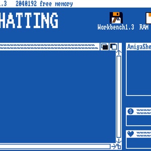 Twitch Overlay Commodore Amiga Retro Style | Twitch Webcam Amiga Retro ...
