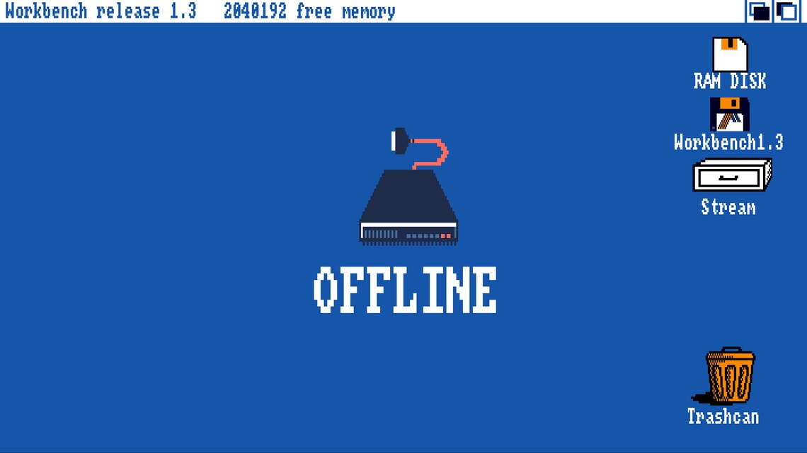 Twitch Overlay Commodore Amiga Retro Style | Twitch Webcam Amiga Retro ...