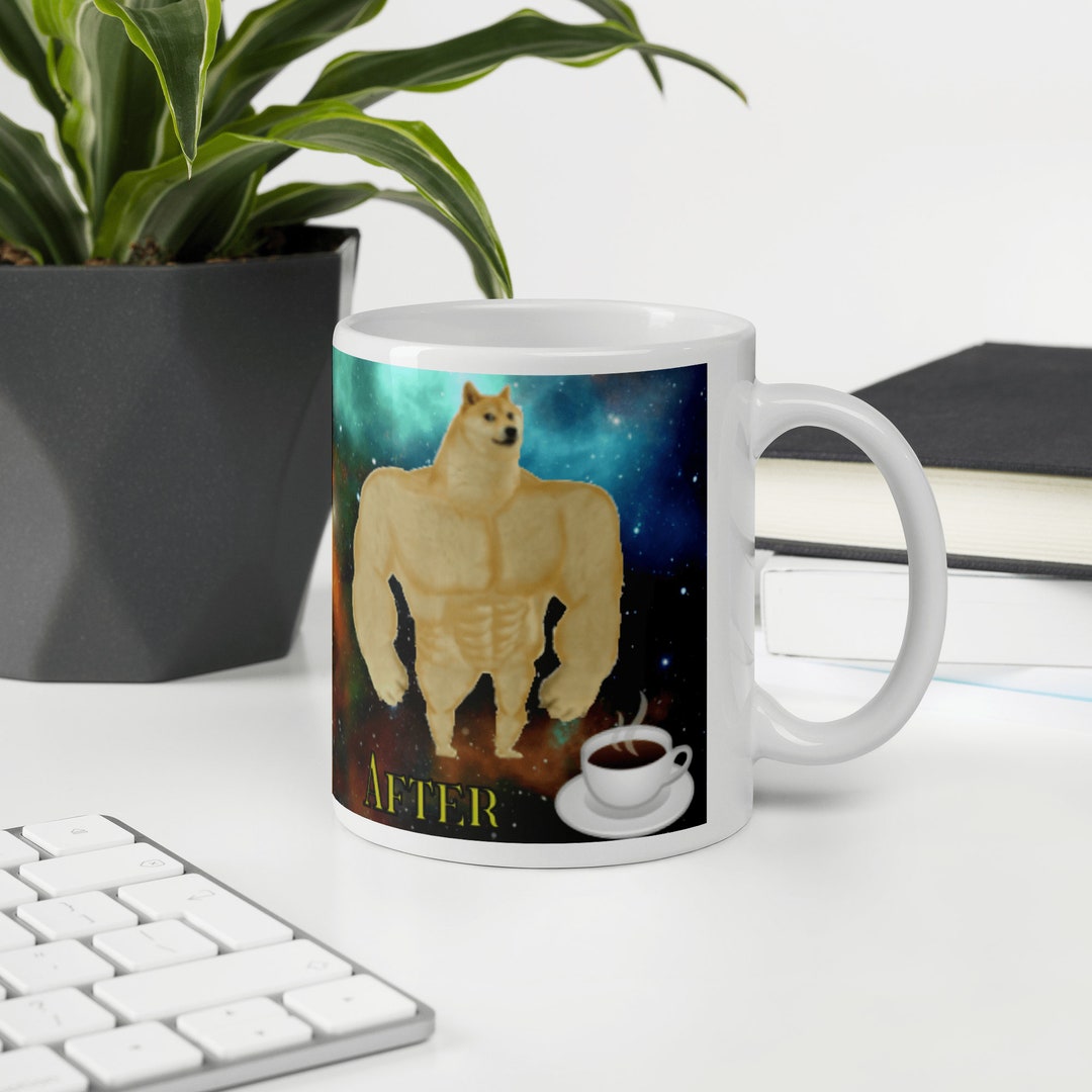 Buff Doge and Chemz's Coffee Mug - Etsy