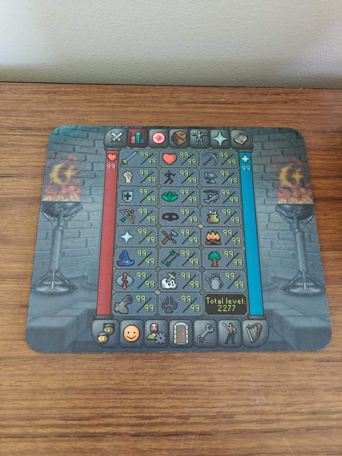 OSRS Runescape Max Skills Mouse Pad - Etsy
