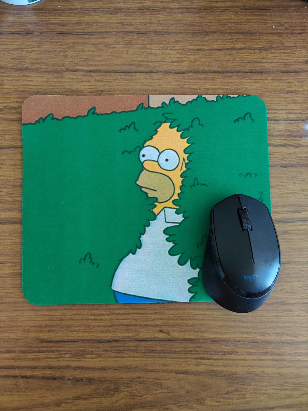 Homer Vanishing Into Bushes the Simpsons Mousepad - Etsy Canada