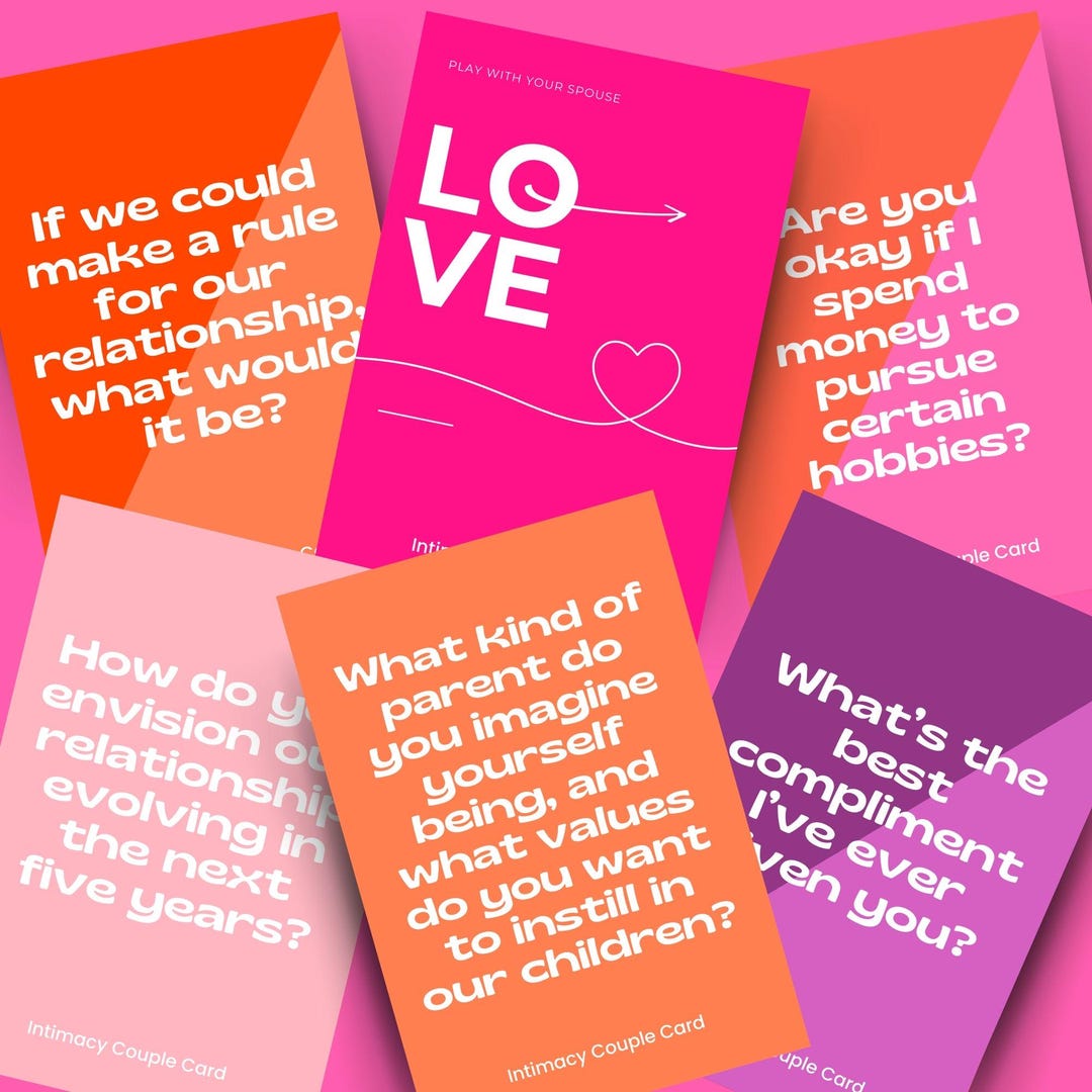 Intimacy Couple Question for Deep Talk Card - Etsy