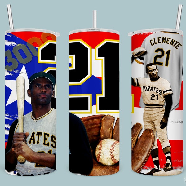 Roberto Clemente Svg - Etsy