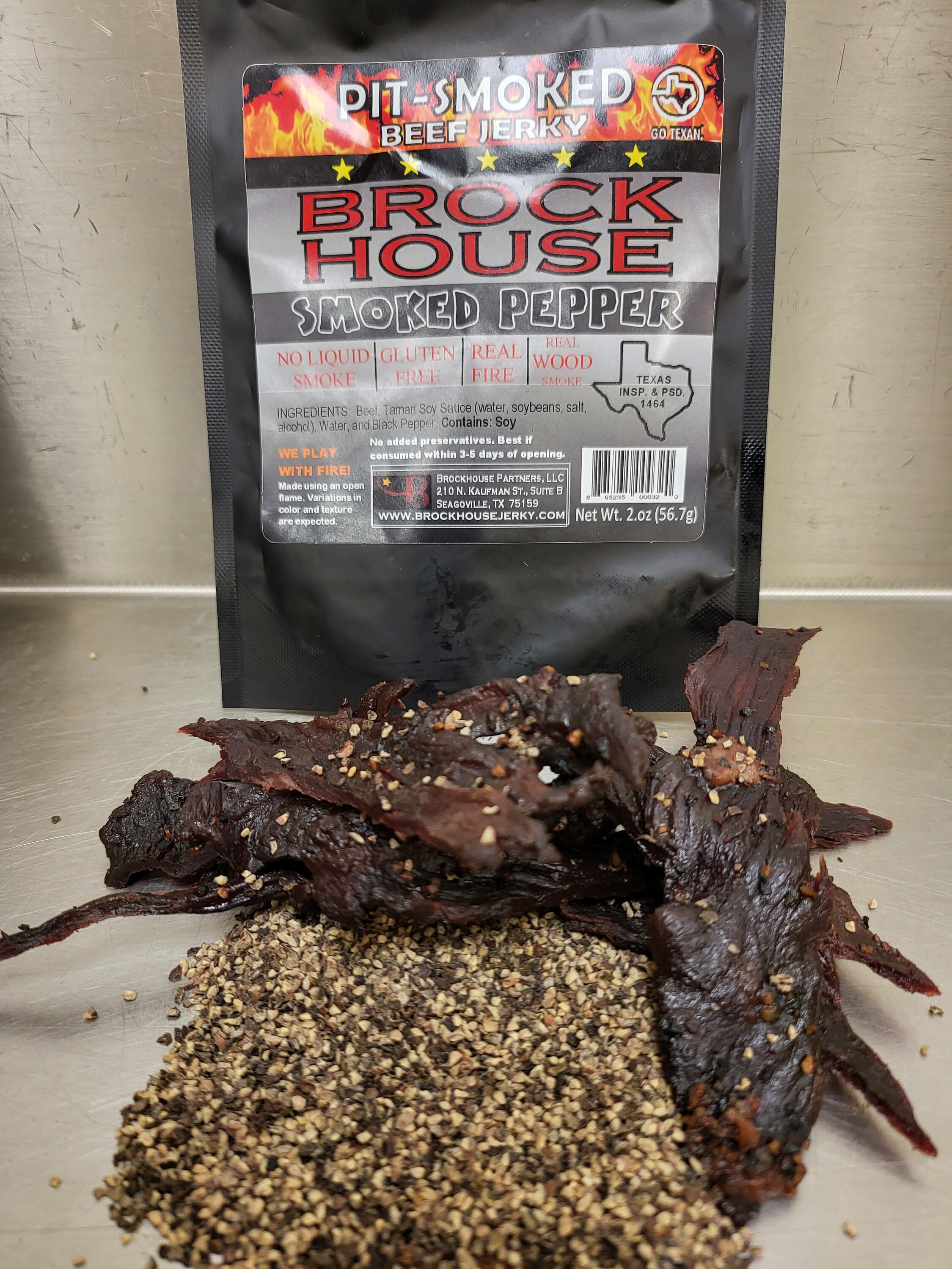 Smoked Pepper Pit-smoked Beef Jerky - Etsy