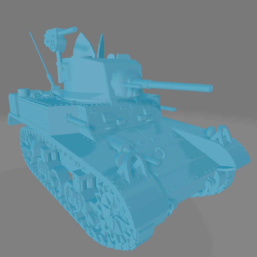 Soviet Lend Lease M3A1 Stuart Open Hatch - Etsy