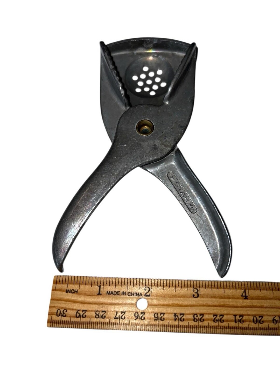 Vintage 1950's STAR Aluminum Handheld Citrus Juicer Lemon Squeezer Made ...