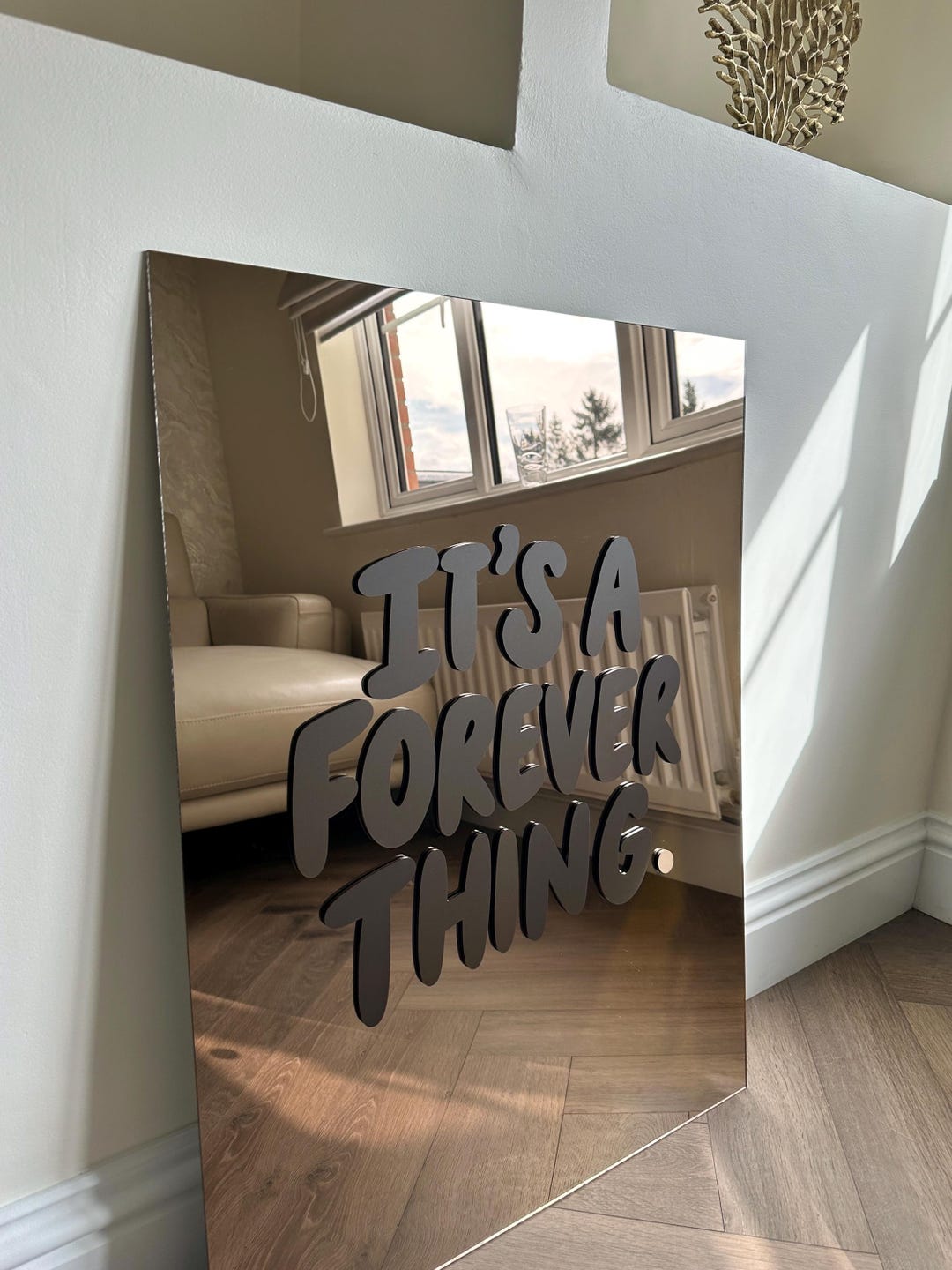It’s a Forever Thing Custom Mirror -wedding Sign-bedroom Decor-acrylic ...