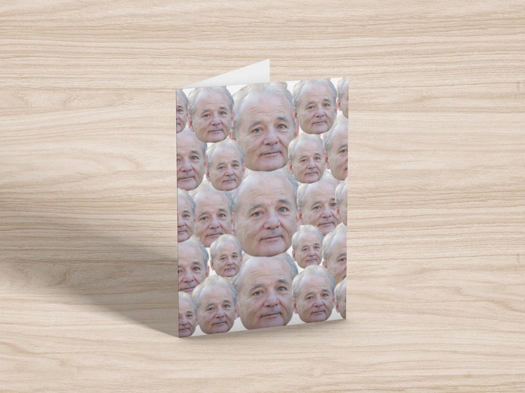 Bill Murray Card Bill Murray Greeting Card - Etsy