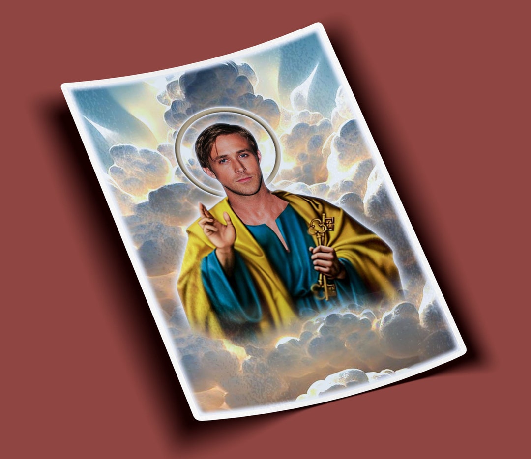 Saint Ryan Gosling Sticker - Etsy