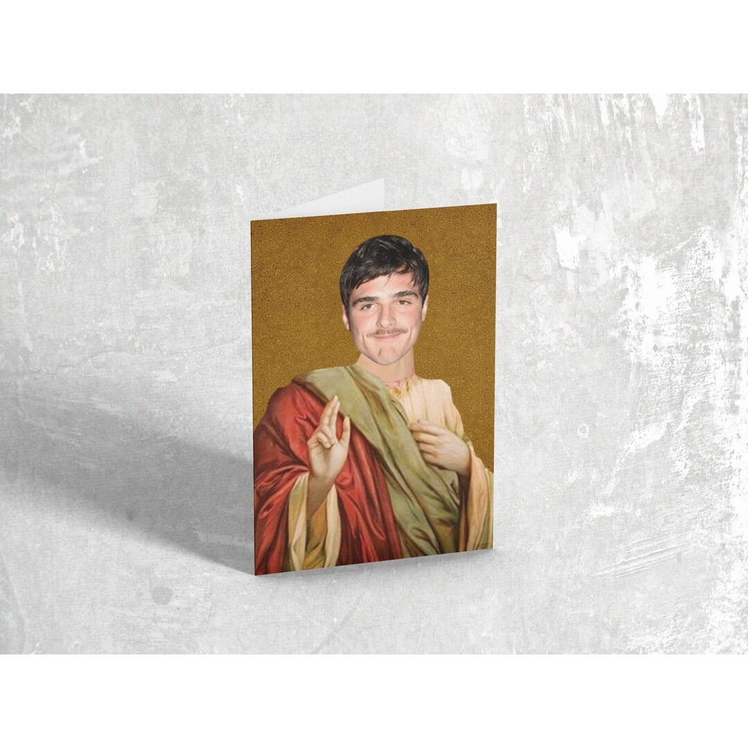 Saint Jacob Elordi Card Saint Jacob Elordi Greeting Card - Etsy