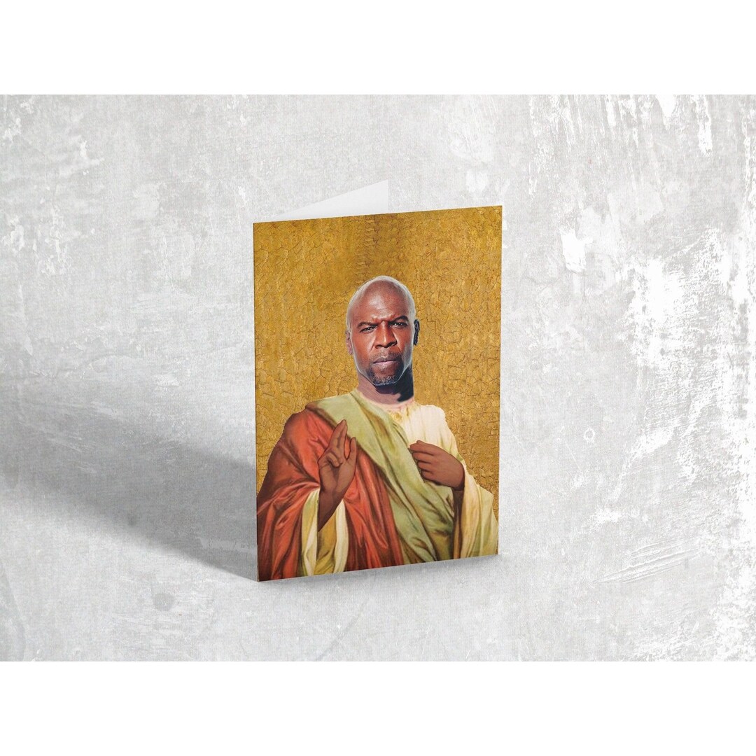 Saint Terry Crews Card Saint Terry Crews Greeting Card - Etsy