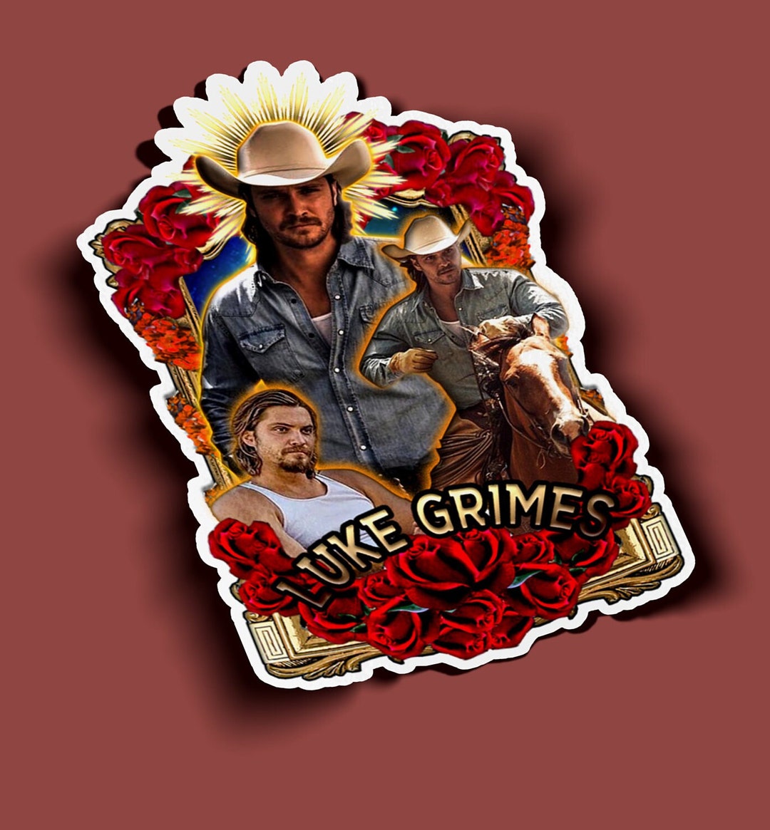 Saint Luke Grimes Sticker - Etsy