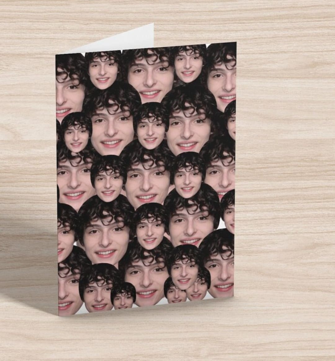 Finn Wolfhard Card Finn Wolfhard Greeting Card - Etsy