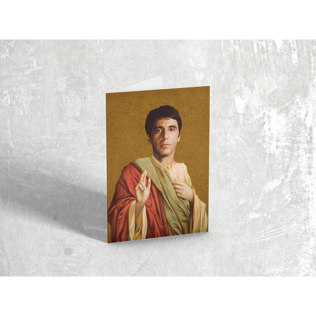Saint Al Pacino Card Saint Al Pacino Greeting Card - Etsy