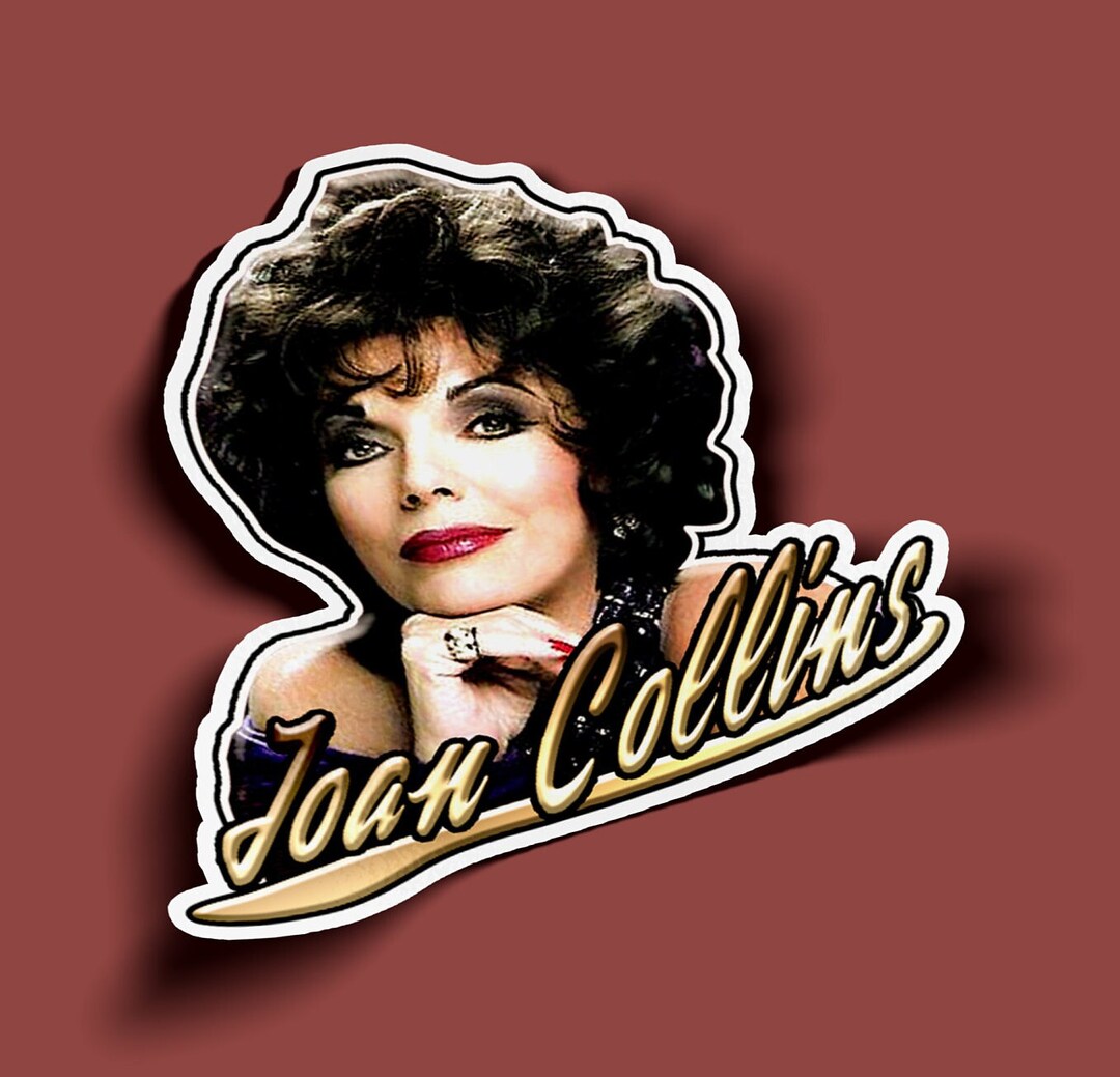 Joan Collins Sticker - Etsy