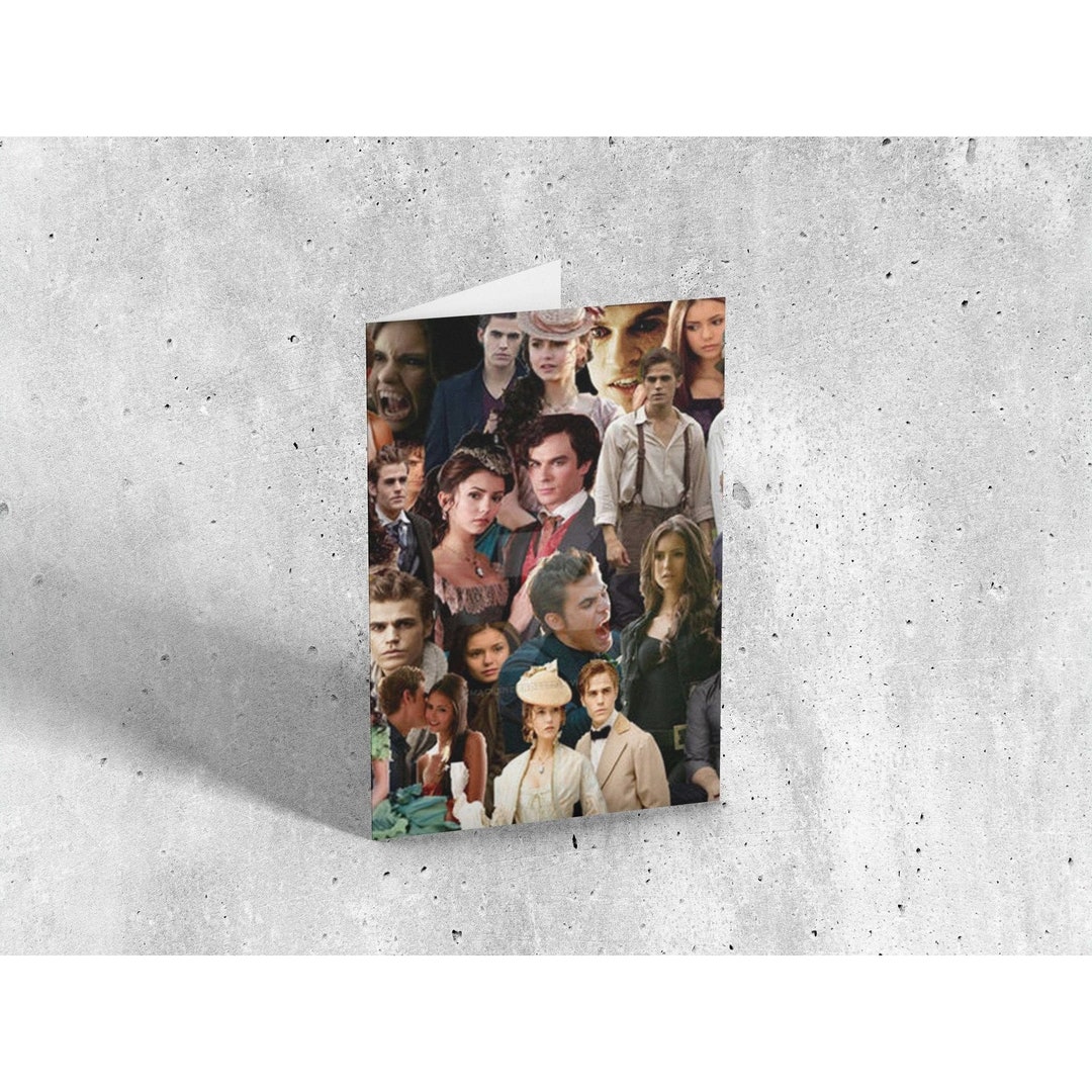 Vampire Diaries Card Vampire Diaries Greeting Card - Etsy