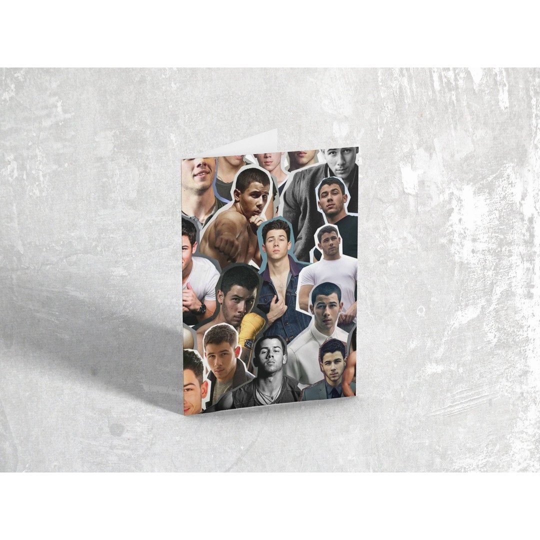 Nick Jonas Card Nick Jonas Greeting Card - Etsy