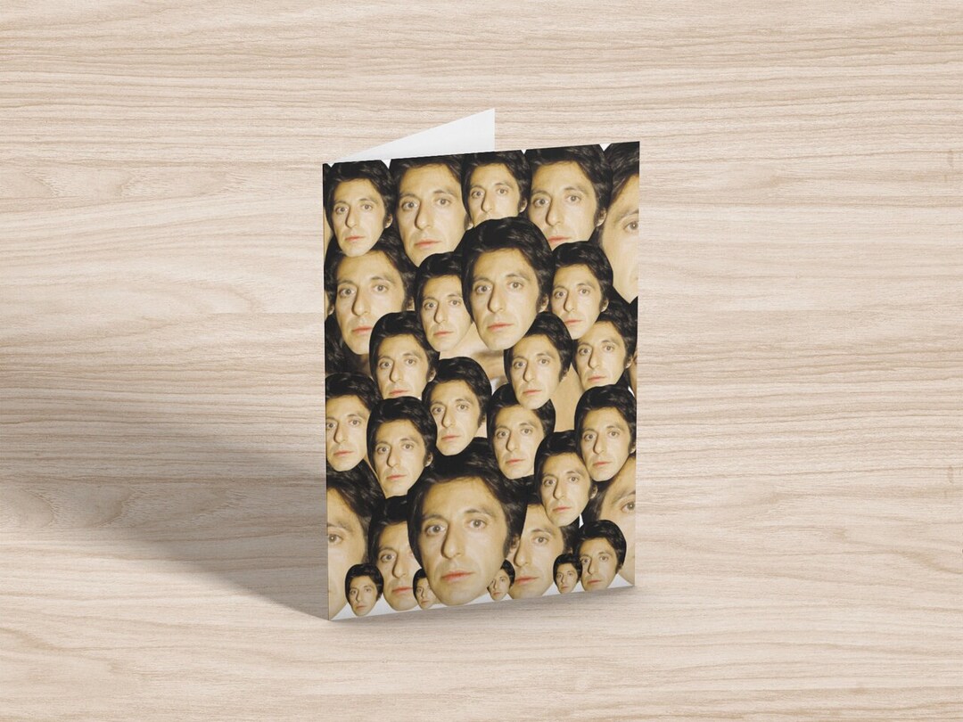 Al Pacino Card Al Pacino Greeting Card - Etsy
