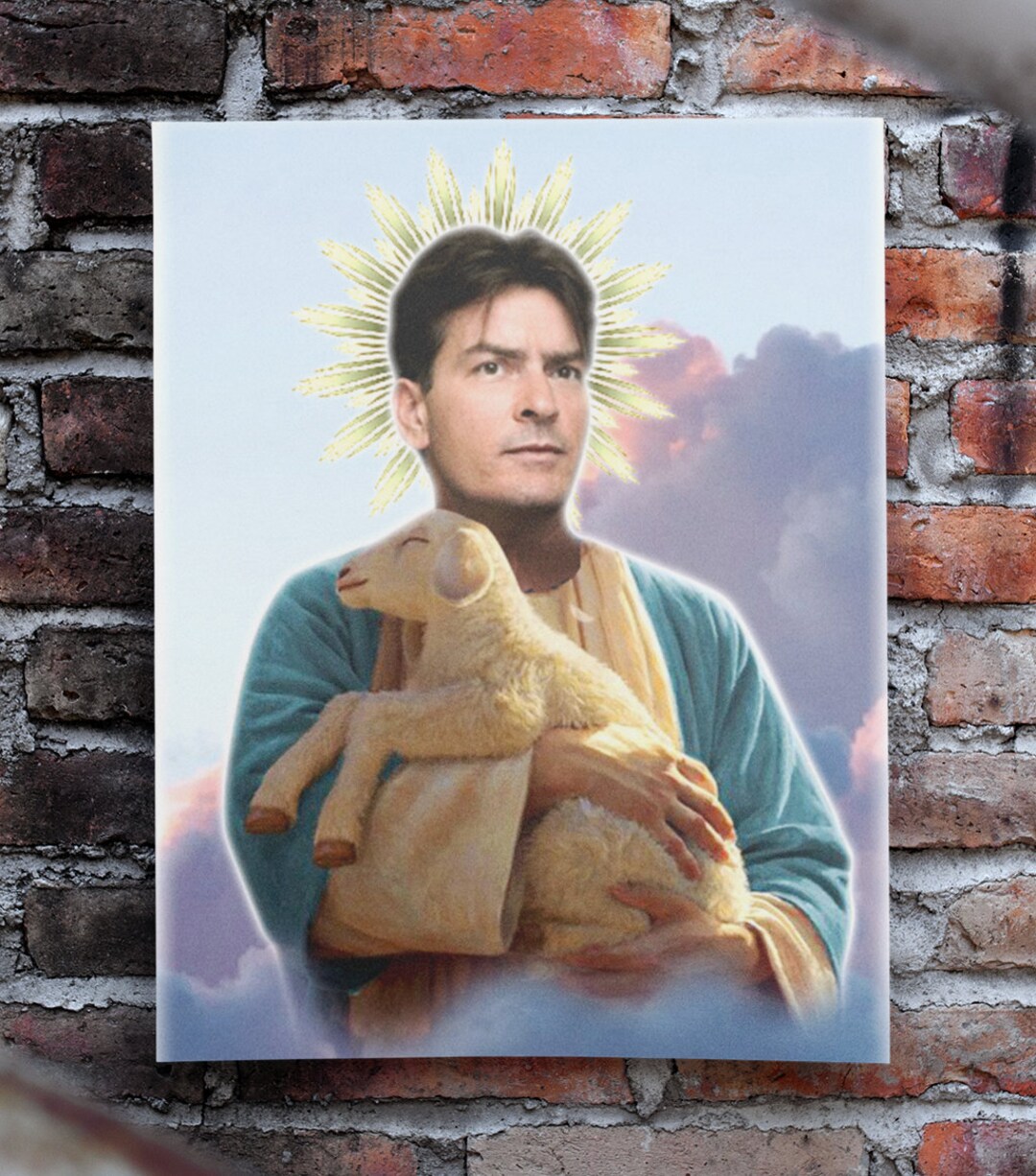 Saint Charlie Sheen Poster - Etsy