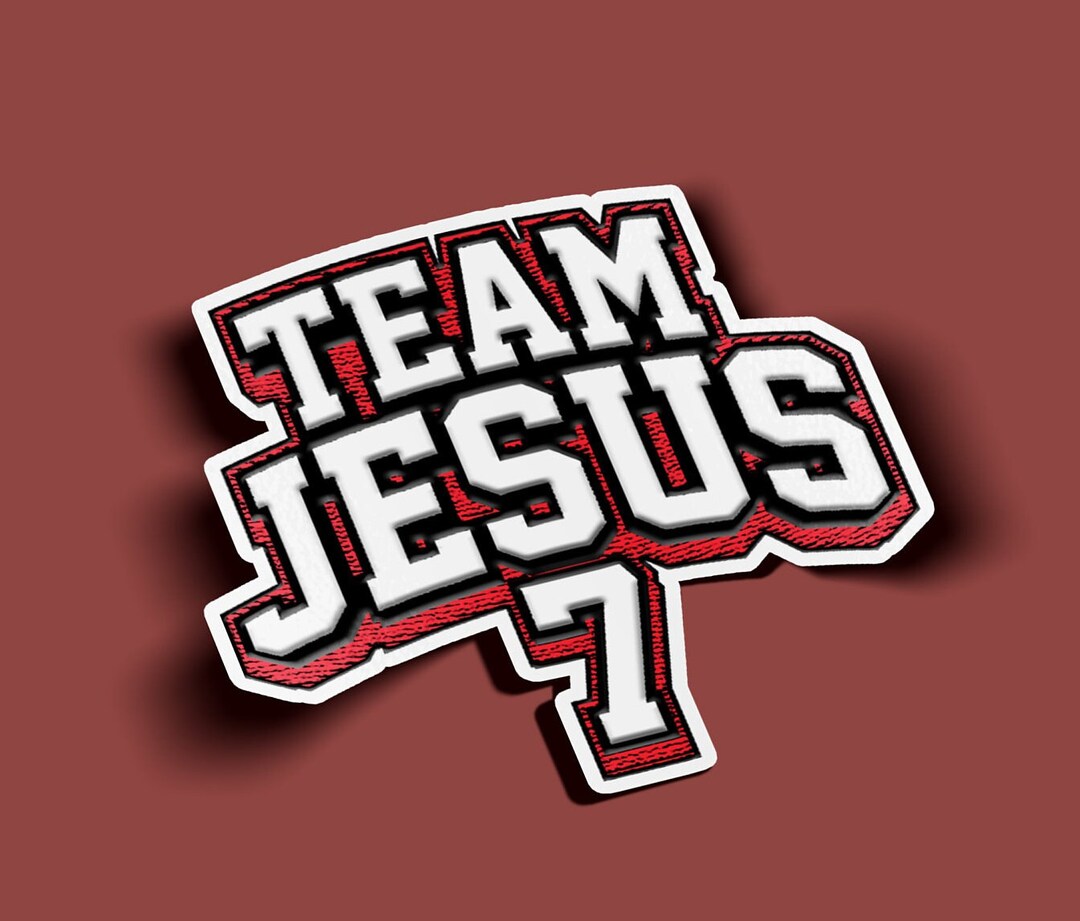 Team Jesus Sticker - Etsy