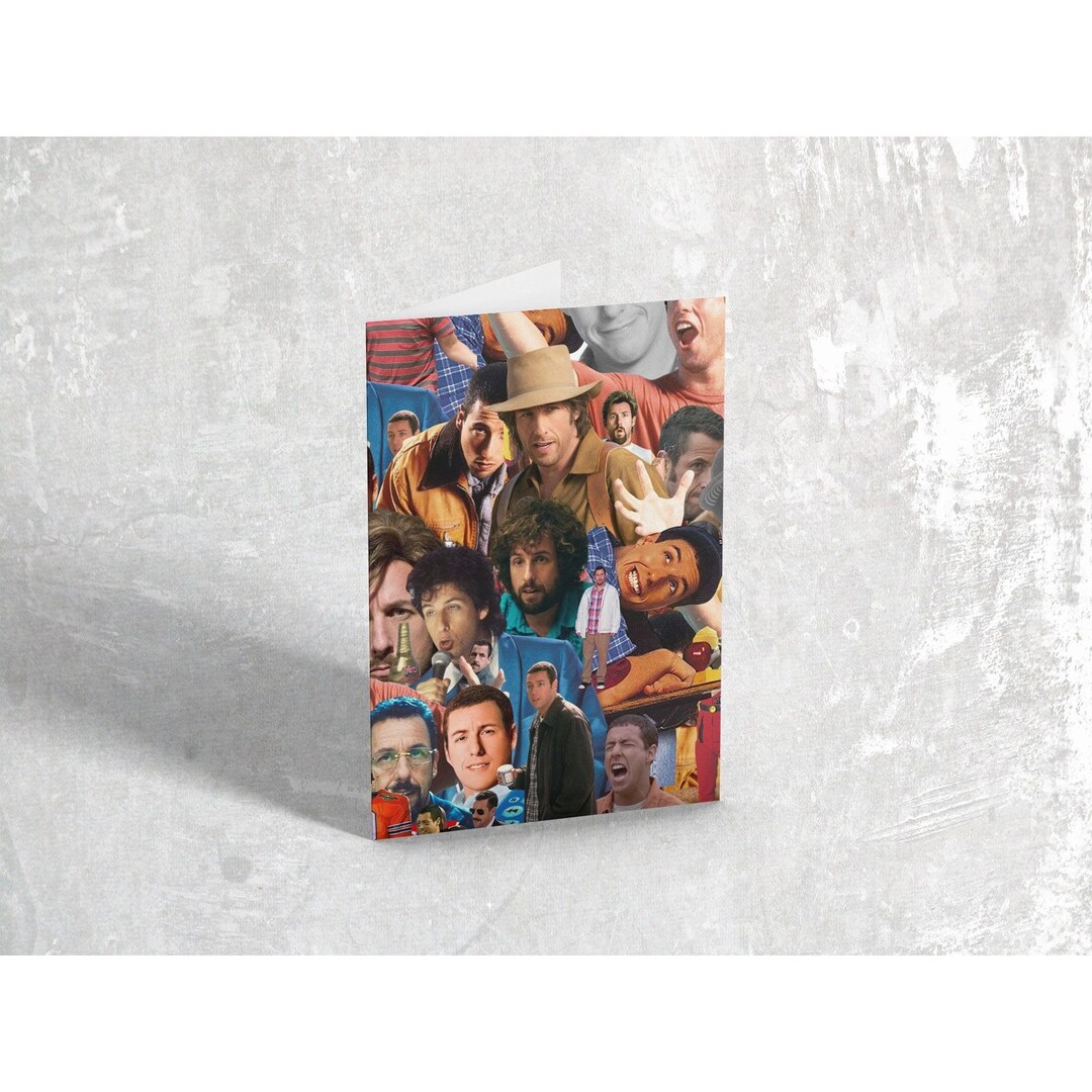 Adam Sandler Card Adam Sandler Greeting Card - Etsy