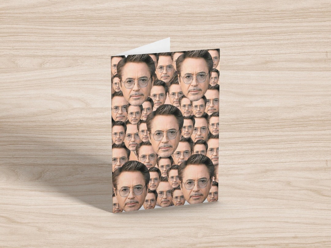 Robert Downey Jr Card Robert Downey Jr Greeting Card - Etsy