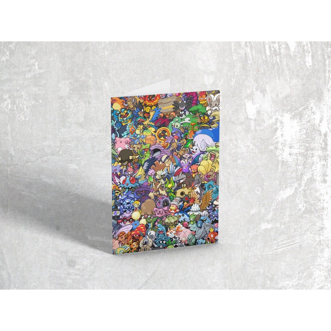 Pokemon Card Pokemon Greeting Cards - Etsy