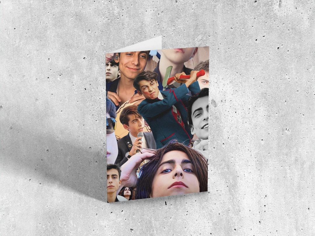 Aidan Gallagher Card - Aidan Gallagher Greeting Card - Aidan Gallagher ...